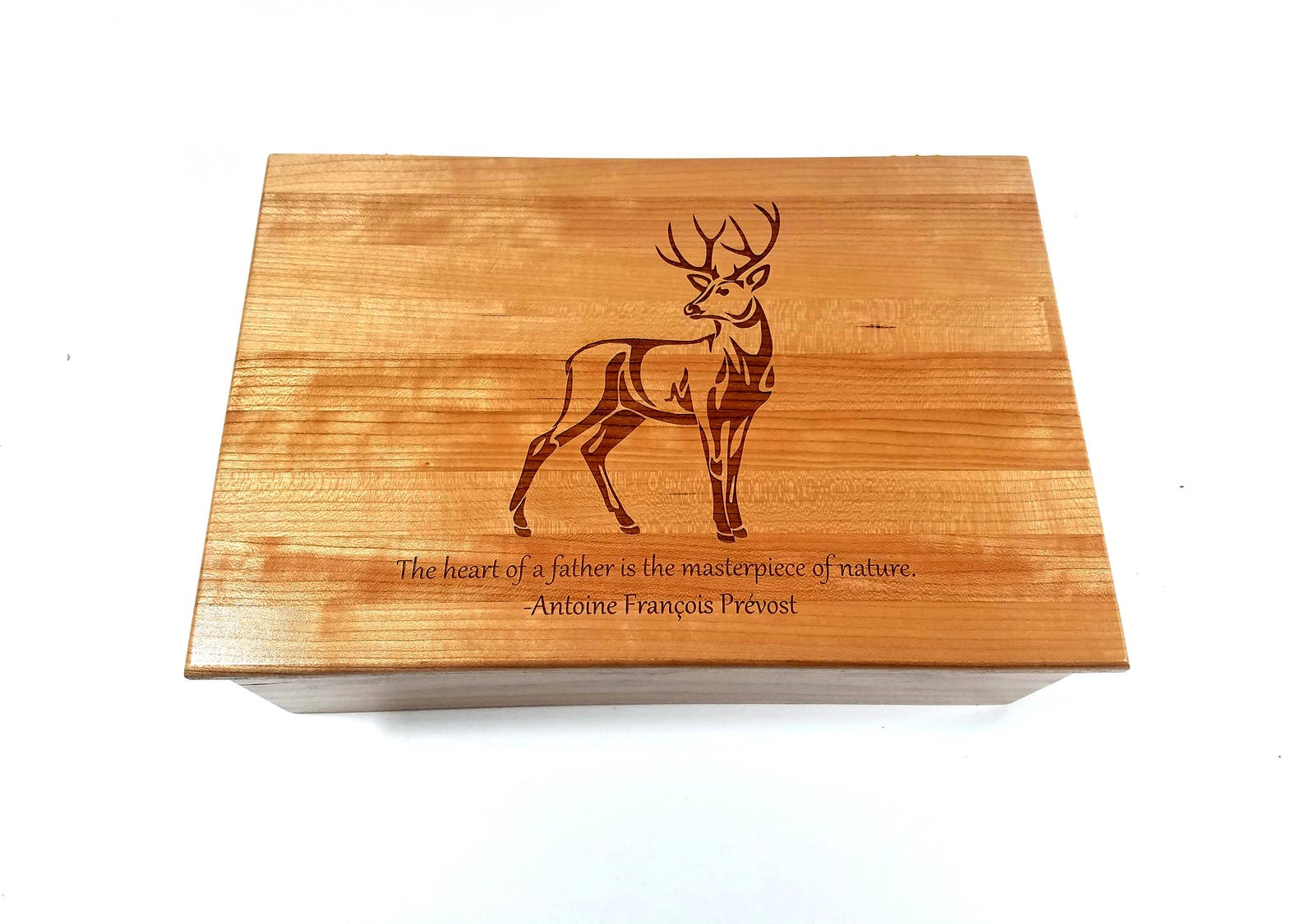 Personalized Deer Memory Box 12x8x4 Custom Hand Made Wood | Etsy
