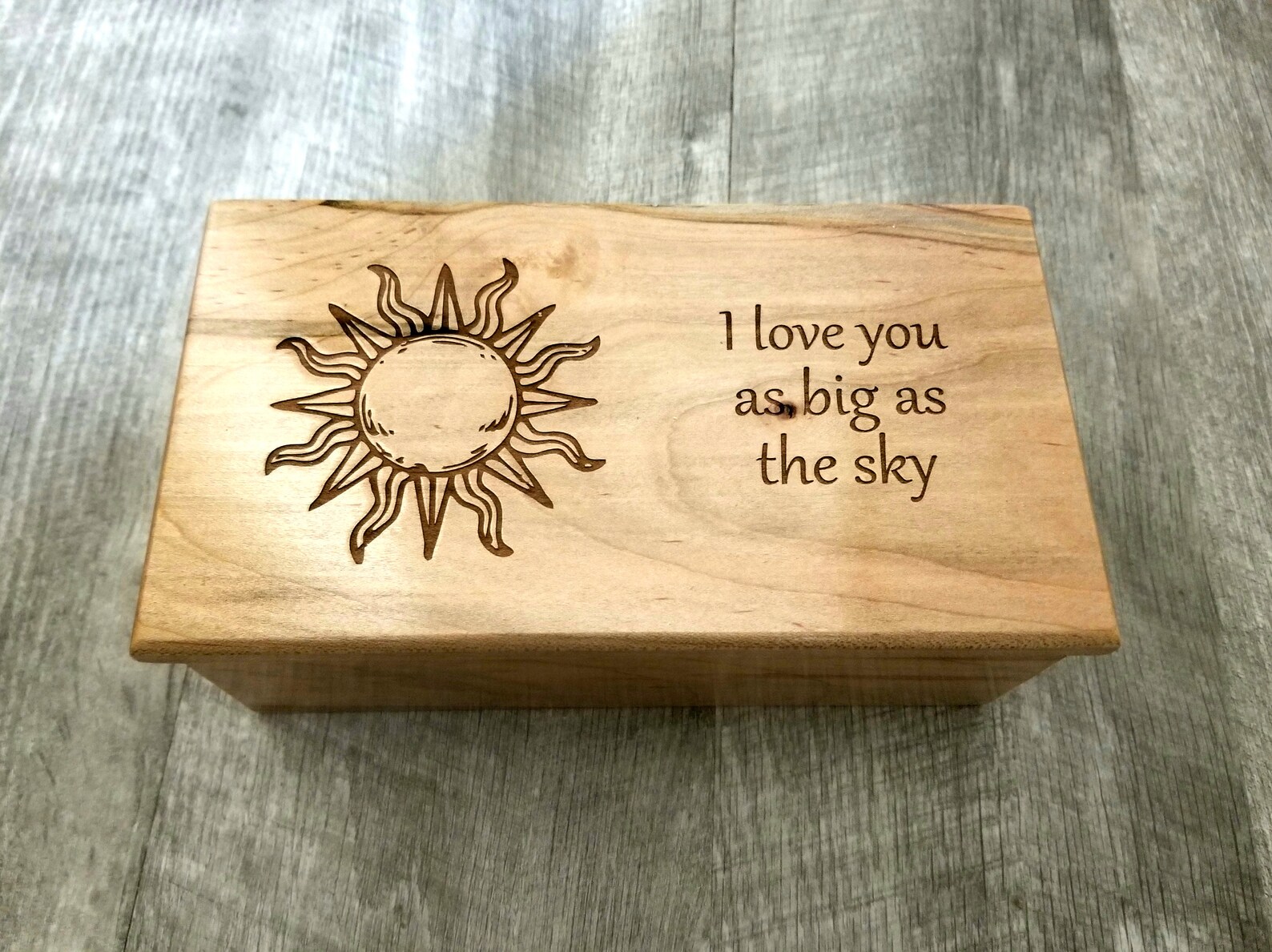Personalized Sun Music Box You Are My Sunshine Music Box | Etsy