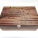 Personalized Tree Memory Box 12x8x4, Custom Hand Made Wood Keepsake Box ...