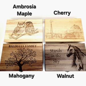 Personalized Tree of Life Memory Box 12x8x4, Custom Hand Made Wood ...