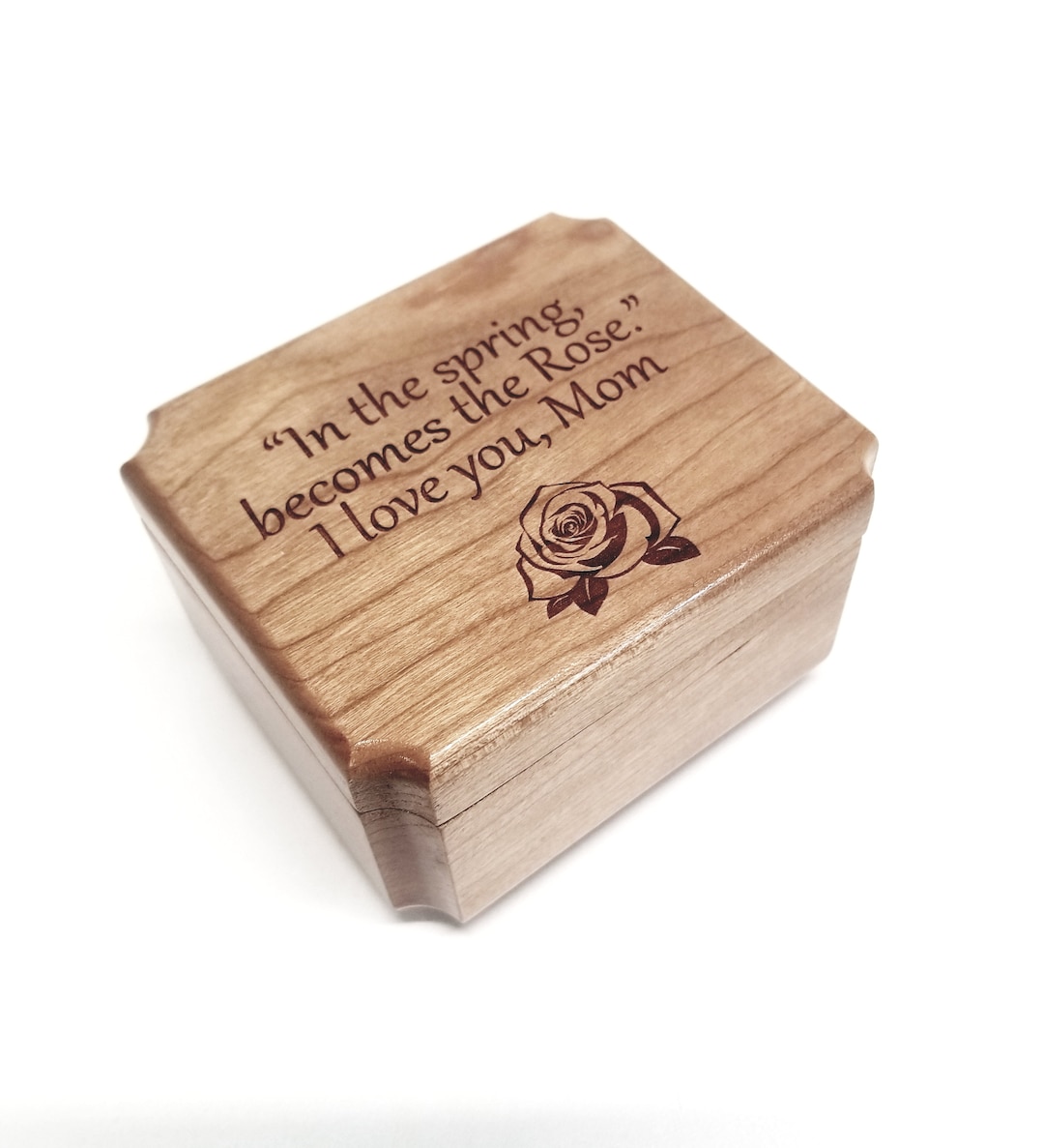 Personalized Rose Music Box Choose Your Song, Custom Beauty and the ...