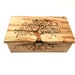 Personalized Tree of Life Memory Box, Family Tree Keepsake Box, Tree of ...