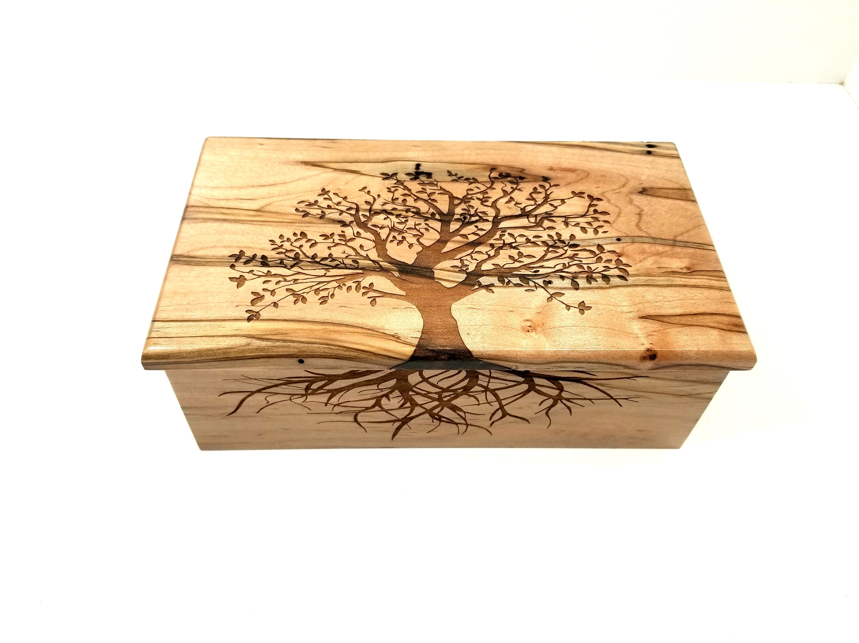 Personalized Tree of Life Memory Box, Family Tree Keepsake Box, Tree of ...