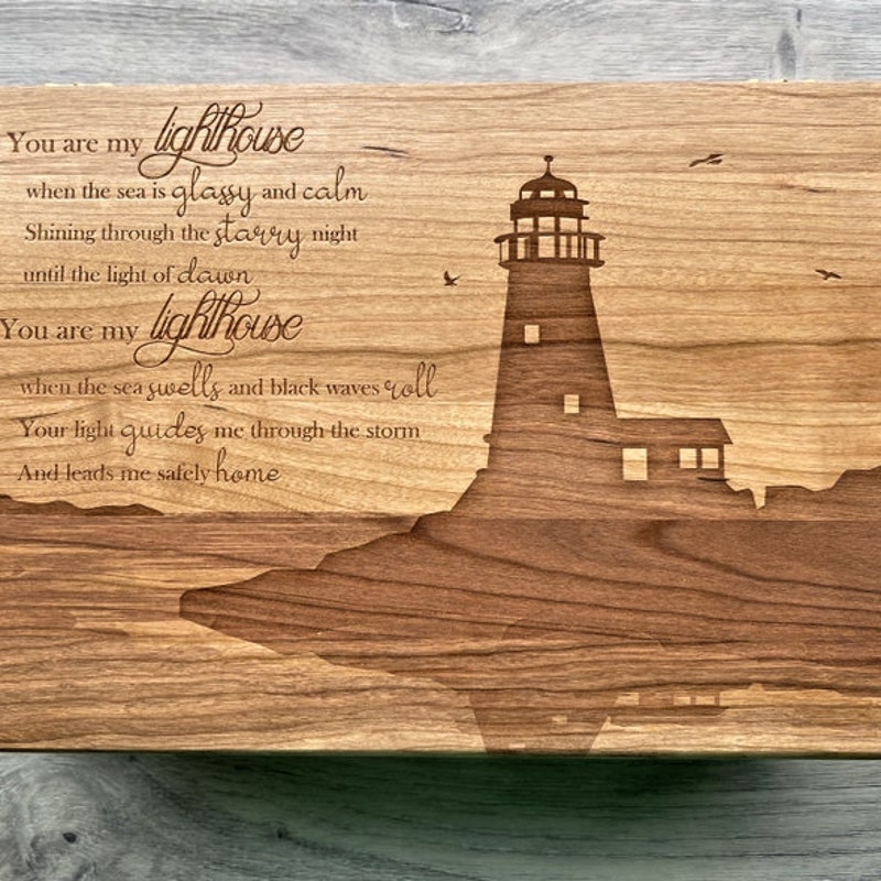 Wood Lighthouse - Etsy