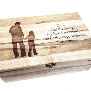 Personalized Tree Memory Box 12x8x4 Custom Hand Made Wood - Etsy