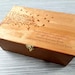 Personalized Tree Memory Box 12x8x4, Custom Hand Made Wood Keepsake Box ...