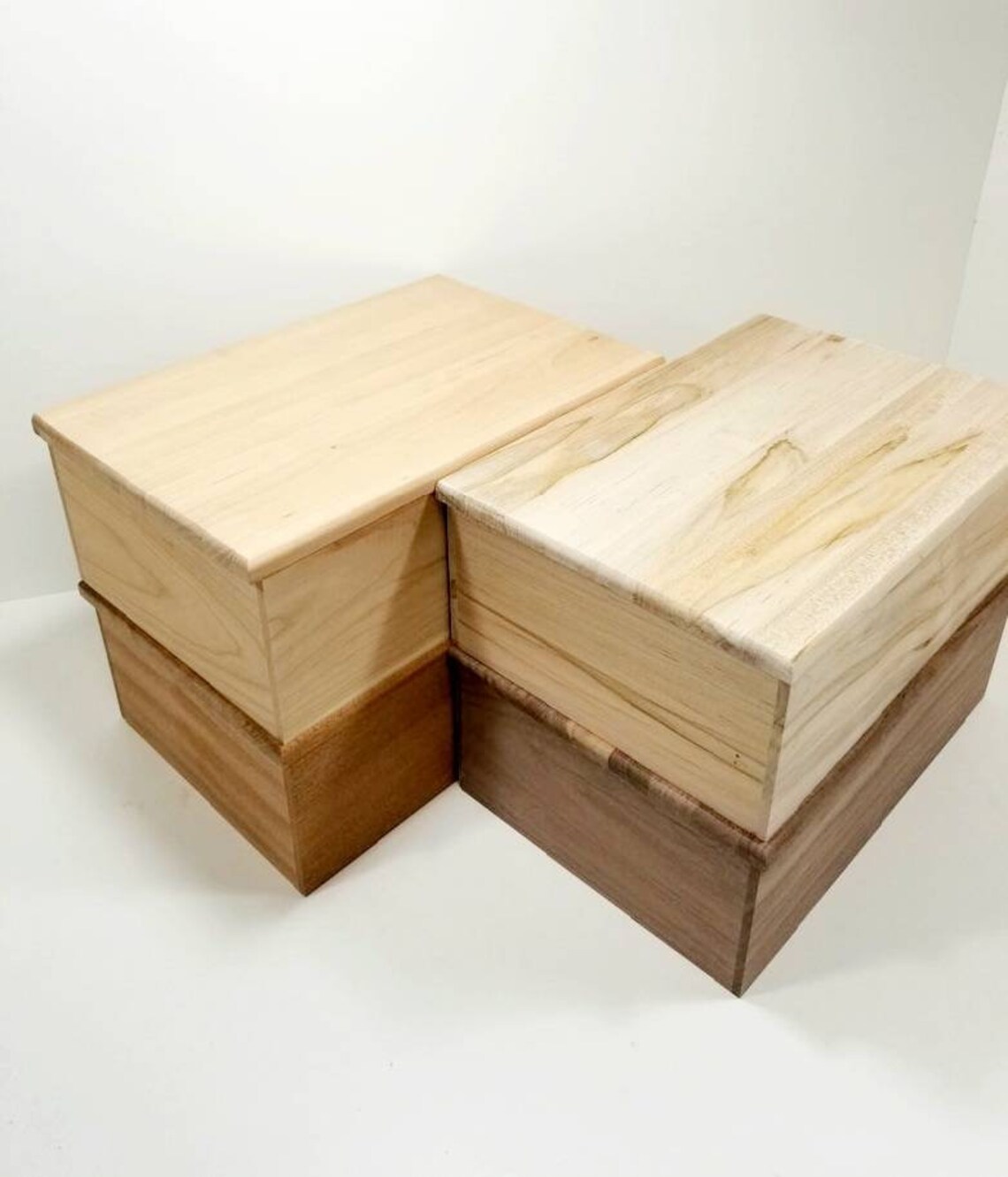 Unfinished Wood Box 12x8x4 Unfinished Memory Box Cherry Box - Etsy