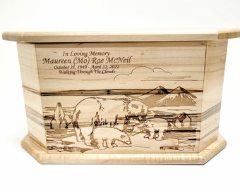 Bear Design Urn - Etsy