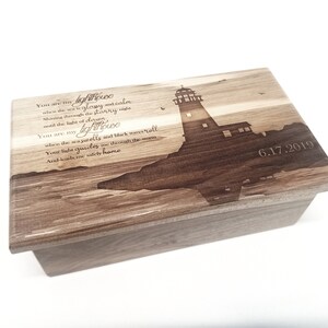 Personalized Lighthouse Music Box Handmade Nautical Wood - Etsy
