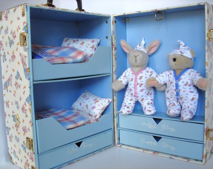 Muffy Vanderbear Sleep Over Collection Bunk Trunk and Bunk Trunk ...