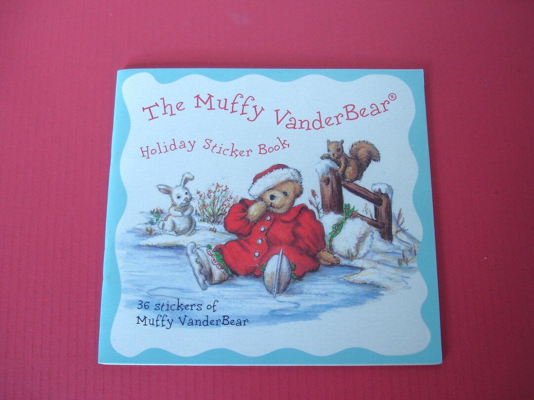 Muffy Vanderbear Muffy Mail Holiday Sticker Book - Etsy