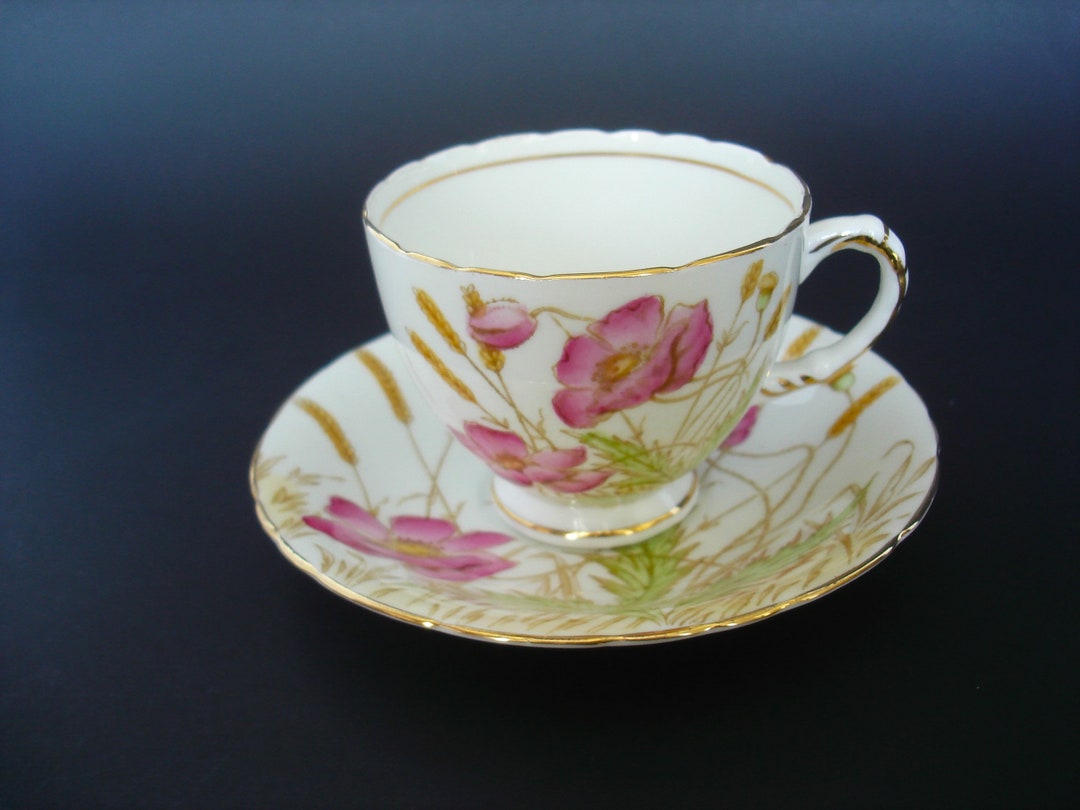 H&M Sutherland Fine Bone China Tea Cup and Saucer England - Etsy