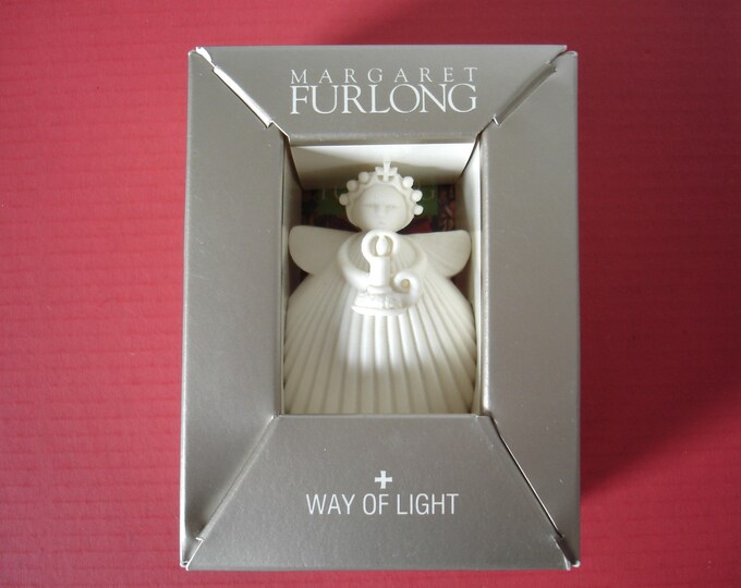 Margaret Furlong 2" Angel Way of Light White Bisque Ornament 2001 - Etsy