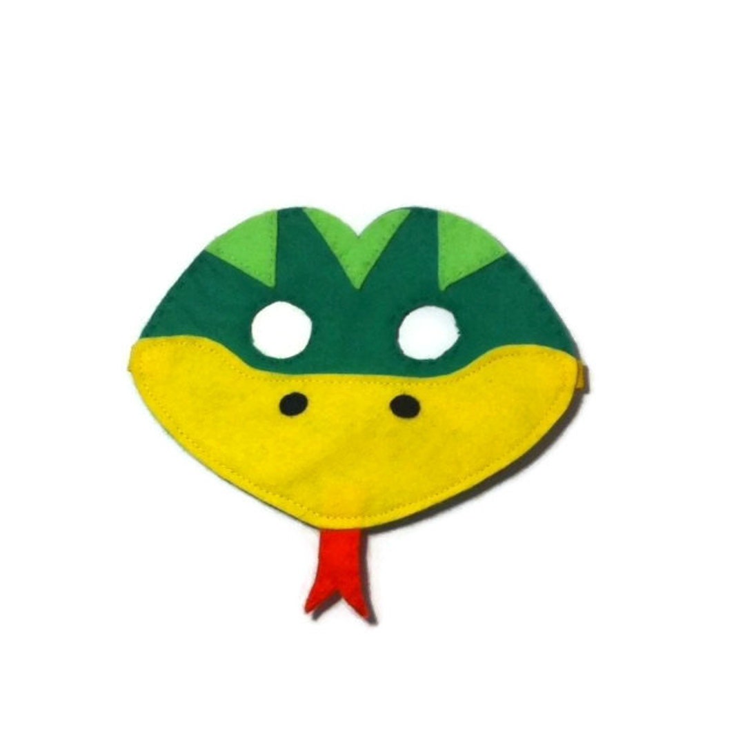 Snake Mask, Kids Snake Mask, Kids Mask, Children's Mask, Animal Mask ...