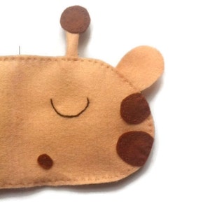 Giraffe Eye Mask, Giraffe Sleep Mask, Animal Sleep Mask, Animal Eye ...
