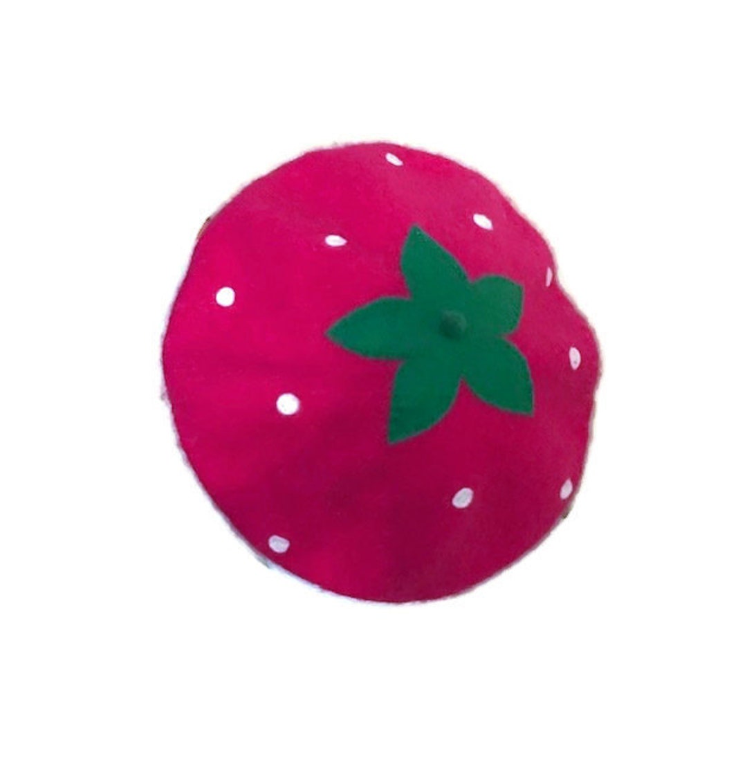 Pink Raspberry Beret, Raspberry Hat, Pink Hat, Women's Hat - Etsy UK