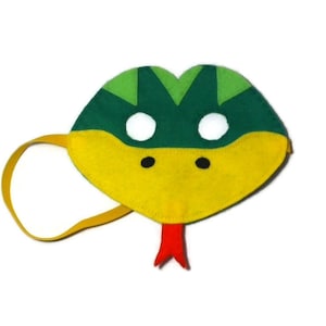 Snake Mask, Kids Snake Mask, Kids Mask, Children's Mask, Animal Mask ...