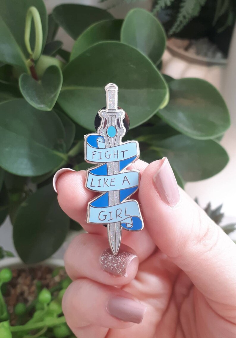 She-ra Princess of Power Inspired Enamel Pin FIGHT LIKE A - Etsy