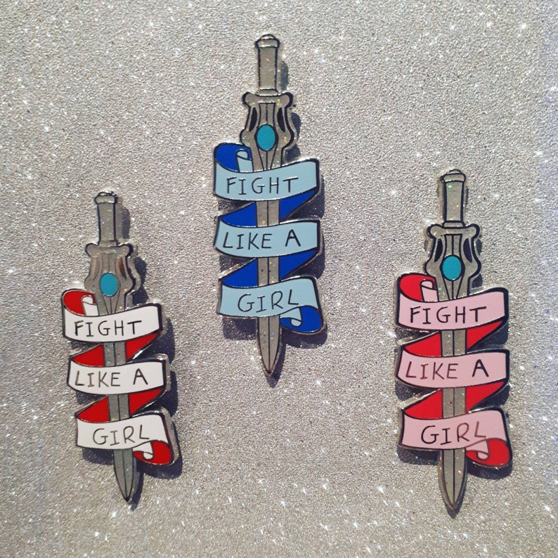 She-ra Princess of Power Inspired Enamel Pin FIGHT LIKE A - Etsy