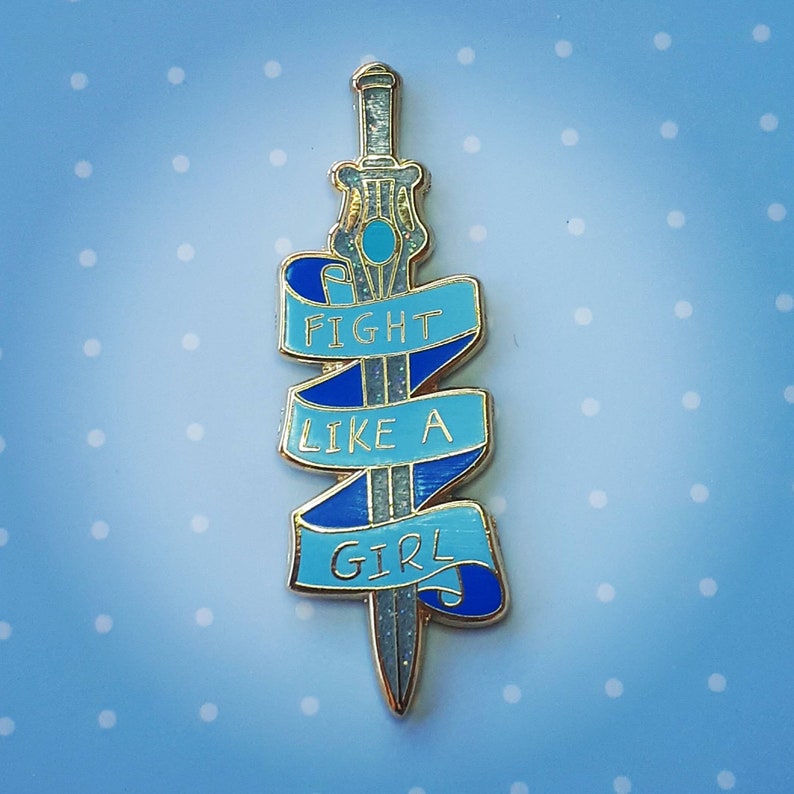 She-ra Princess of Power Inspired Enamel Pin FIGHT LIKE A - Etsy