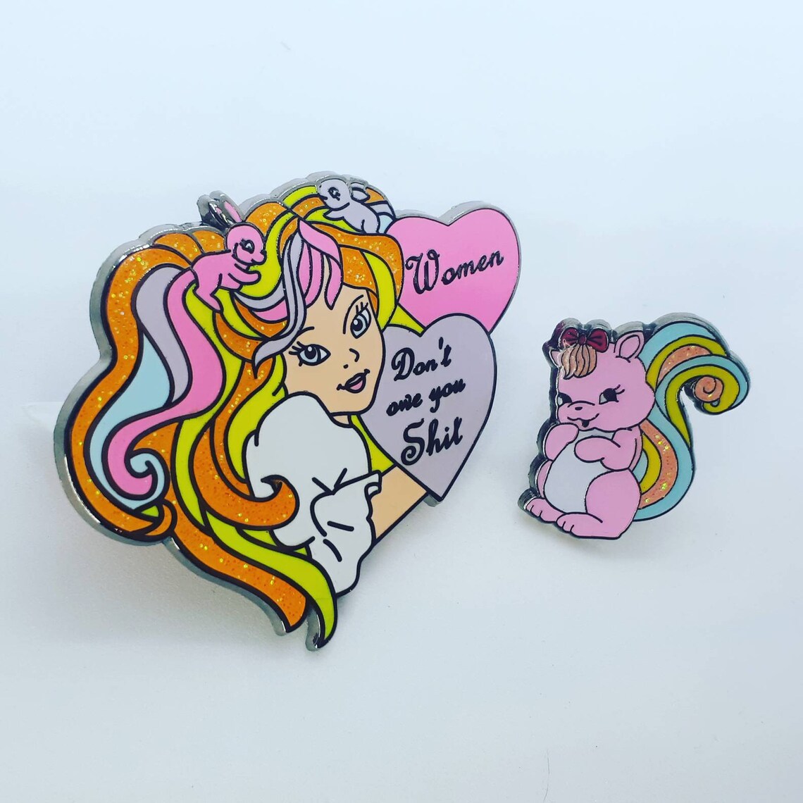 Lady Lovely Locks Pixie Tail Enamel Pin 1980s Cartoon - Etsy