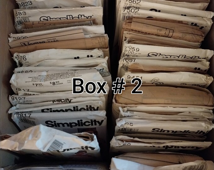Patterns From 1980s and 1990's, Entire Box , Make Offer - Etsy