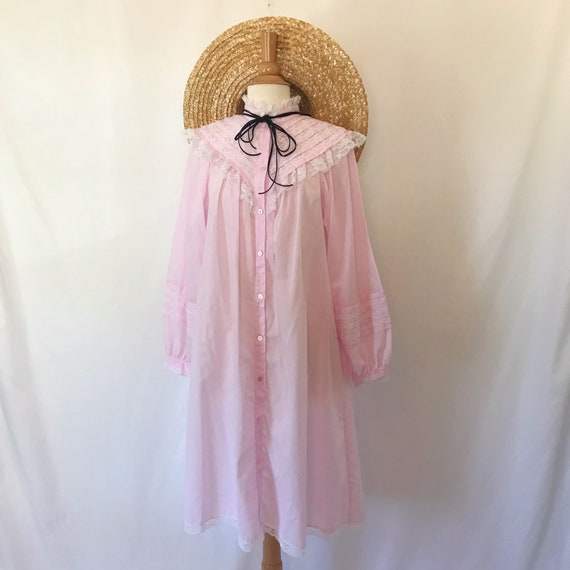 Vintage 1980's Gilligan & O'Malley Victorian Nightgow… - Gem