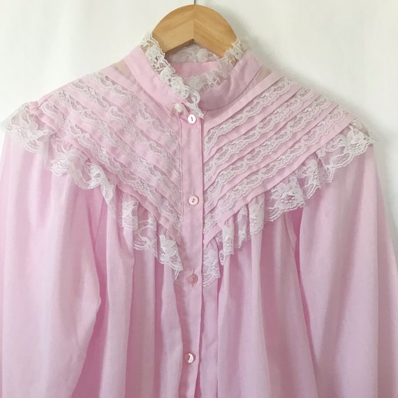 Vintage 1980's Gilligan & O'Malley Victorian Nightgow… - Gem