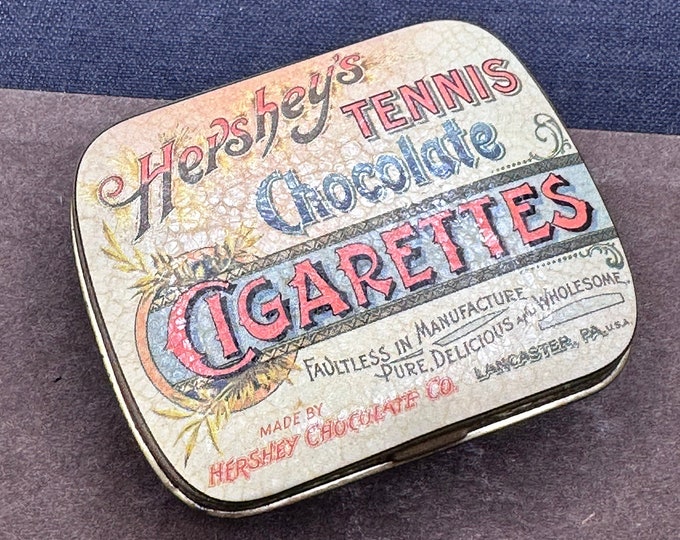 Hershey's Tennis Chocolate Cigarettes Tin , 1982 Made in England - Etsy