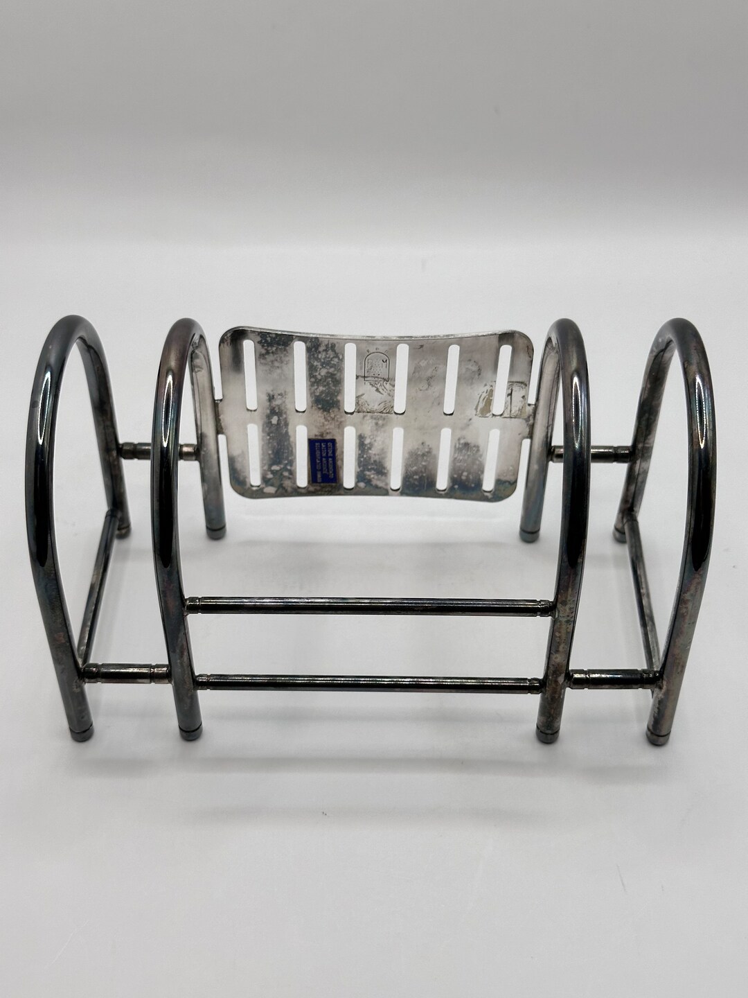 Vintage Silver Plated Cutlery Holder. Knife and Fork Rack. Flatware ...