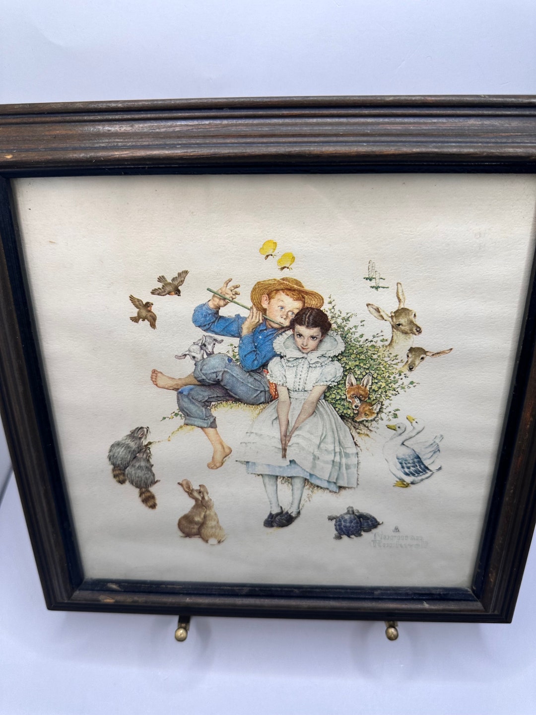 Norman Rockwell, "sweet Song so Young Framed Art - Etsy