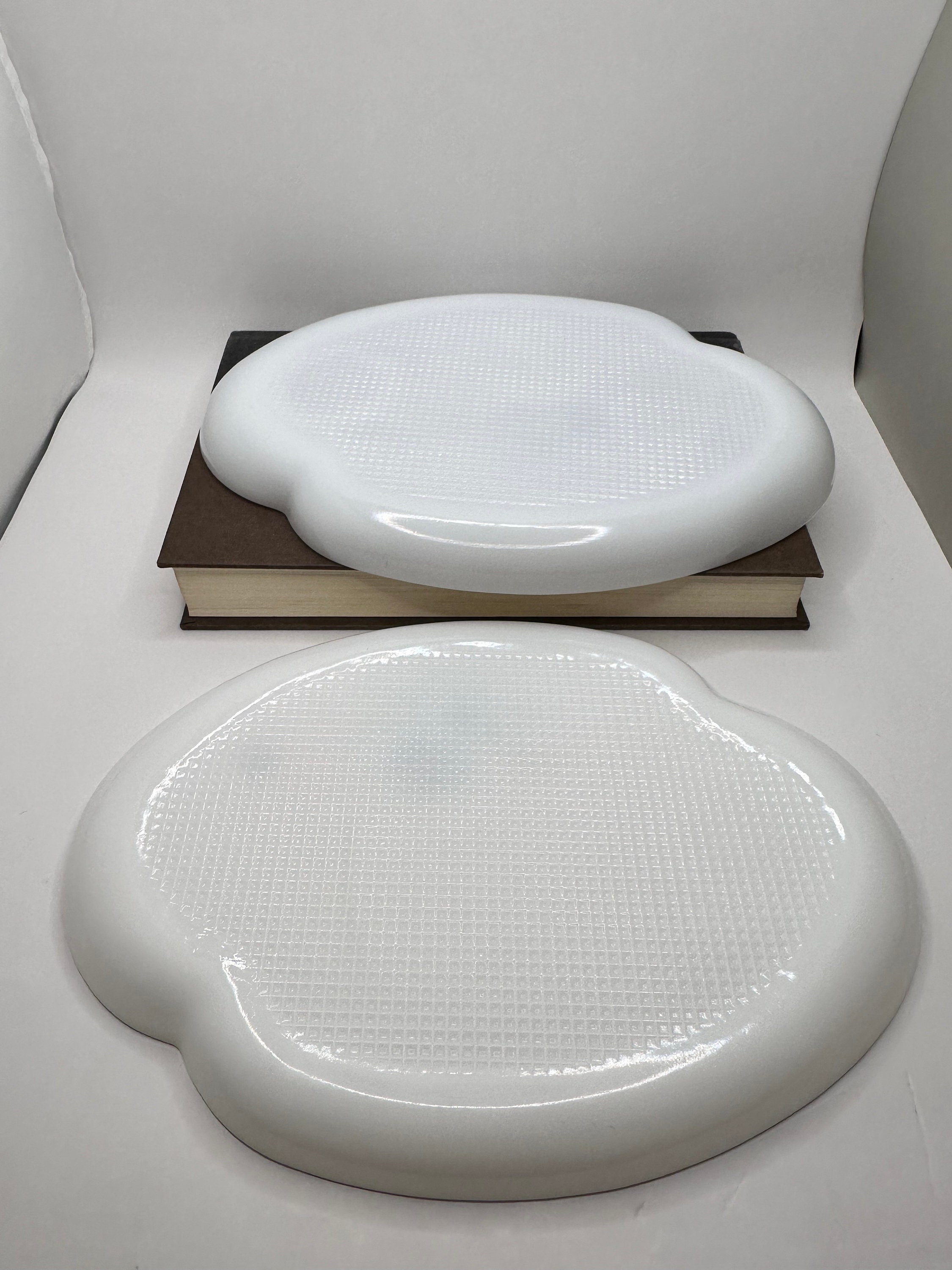 Vintage 50s Federal Glass Patio Snack Plates Dishes Atomic Flower Mid ...