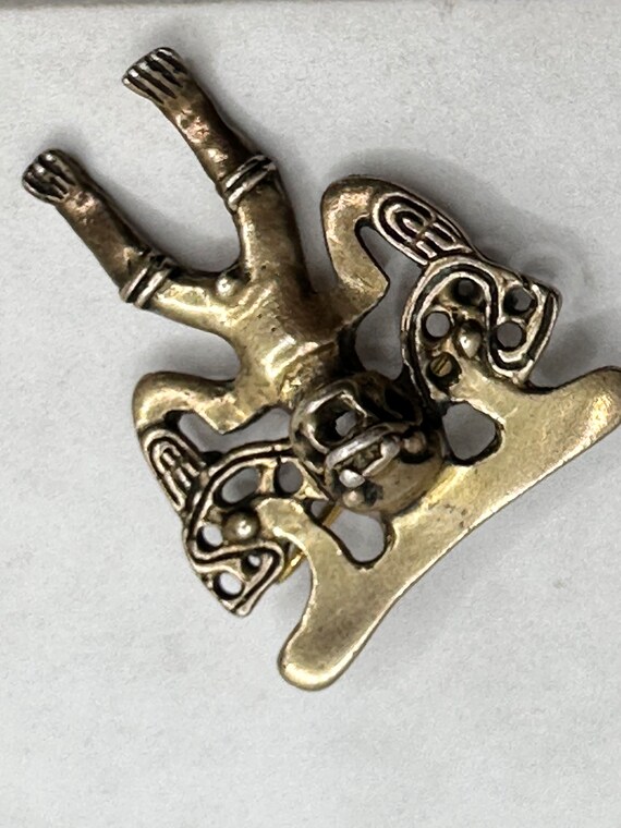 Mayan Gold Tone God Fertility Brooch Museum Replica … - Gem