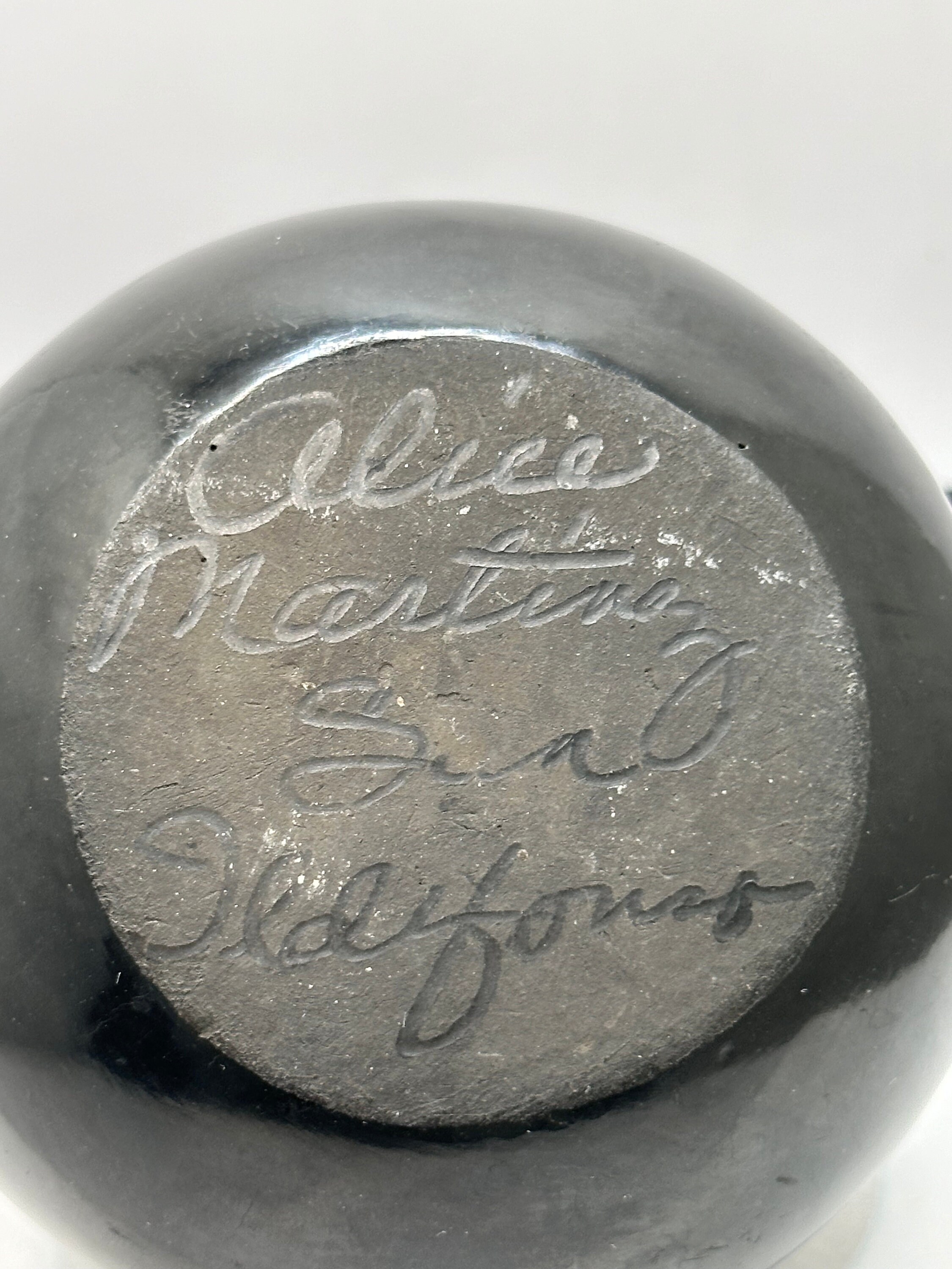 Native American San Ildefonso Pottery Vase Alice Martinez - Etsy