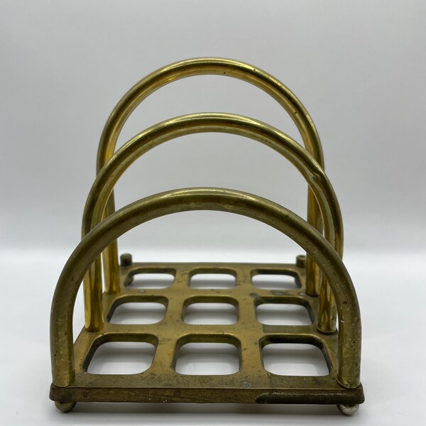 Brass Letter Holder - Etsy
