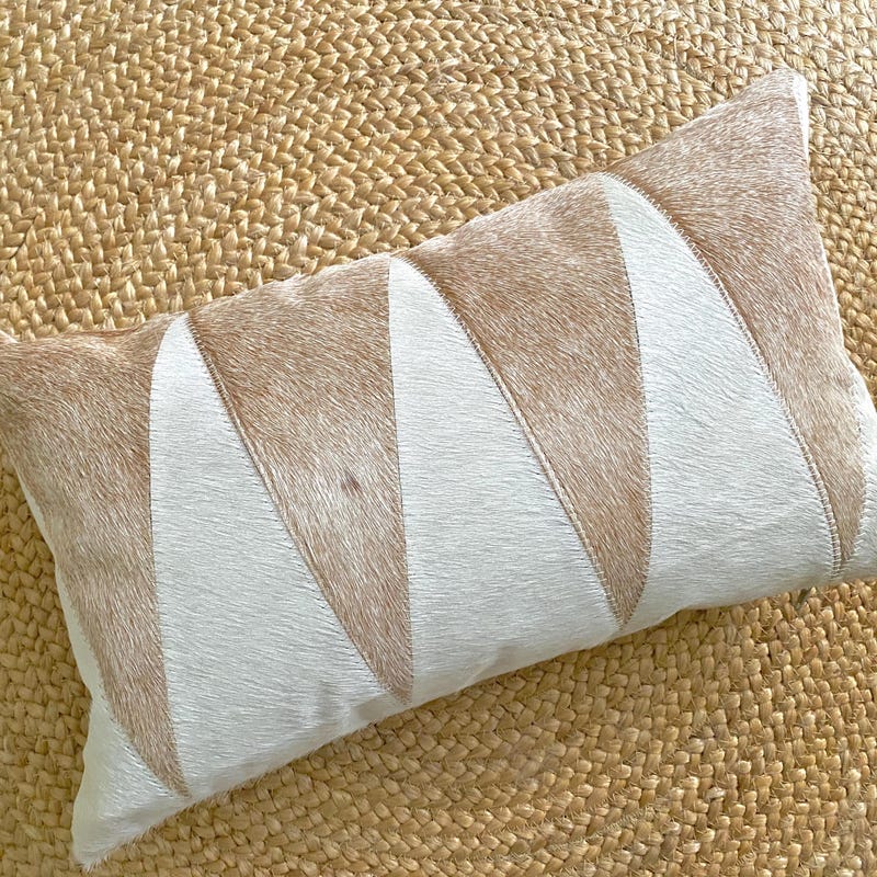 Cowhide Pillow - Etsy