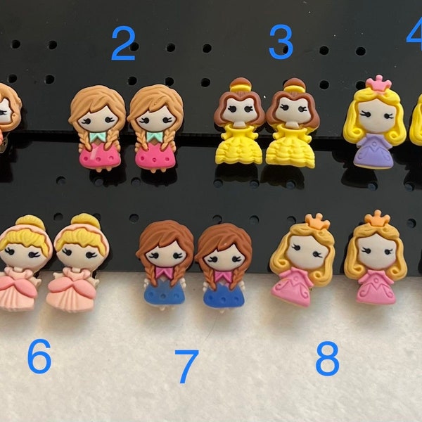 Princess Earrings - Etsy