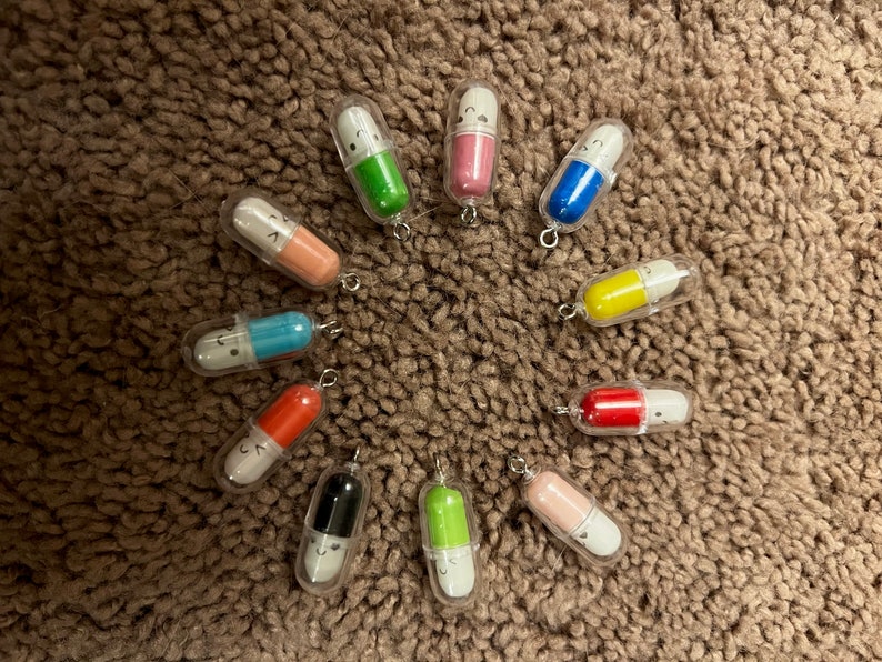 Customizable Happy Pill Pharmacy Retractable Badge Reel, Pharmacist ...