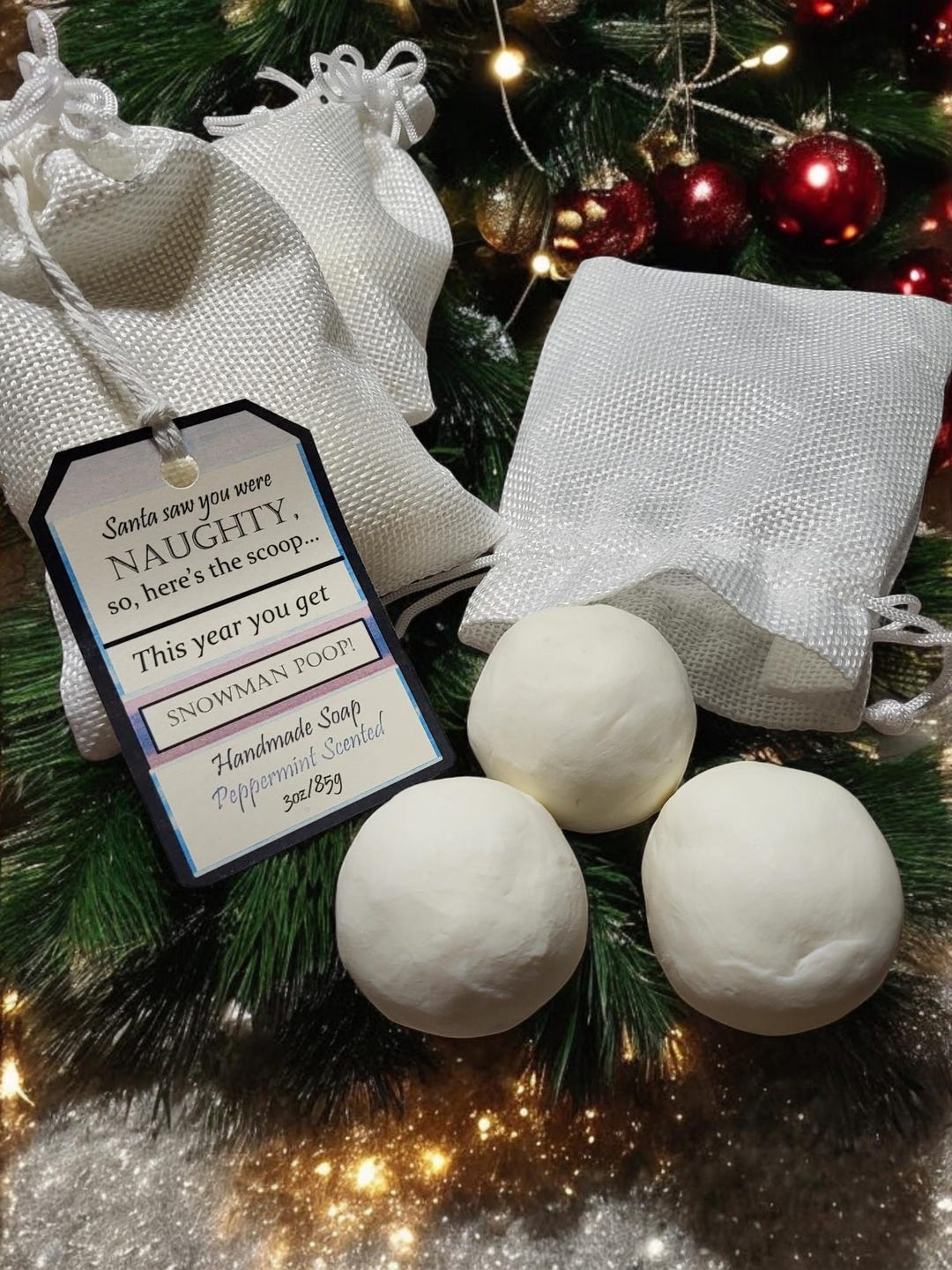 Snowman Poop Soaps Handmade Office Gag Gift Gag Gift Give the Gift of ...