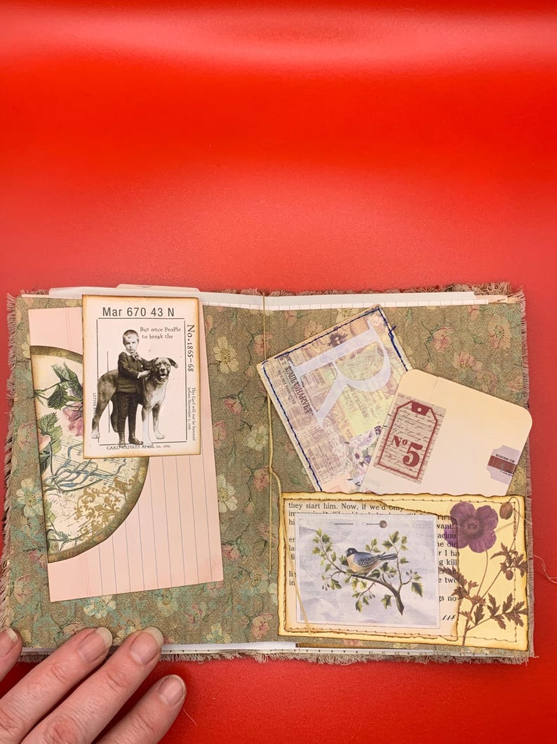 Junk Journal - Vintage Rose - Etsy Australia