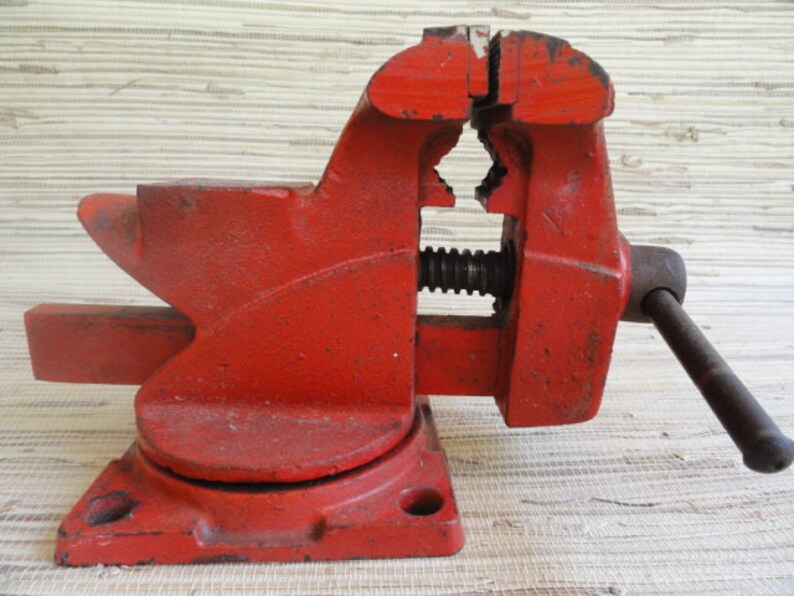 Wilton Scout 3-1/2 Jaw Vise Vintage Red Bench Vise | Etsy