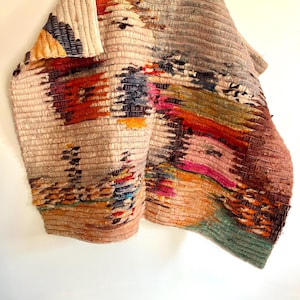 Peruvian Wool Wall Hanging Fiber Art / Wall Gallery / Boho Jute Decor ...