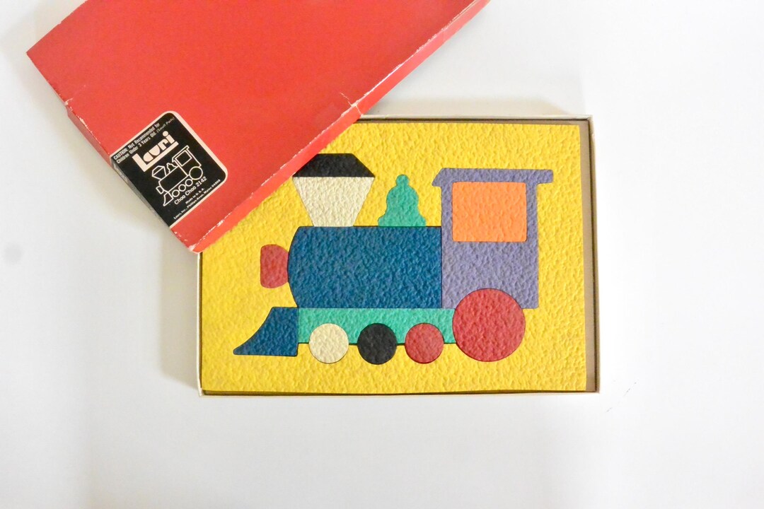 Vintage Lauri Train Kids Foam Puzzle / Birthday Toddler Kid Gift ...