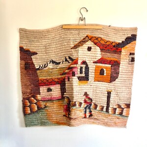 Peruvian Wool Wall Hanging Fiber Art / Wall Gallery / Boho Jute Decor ...