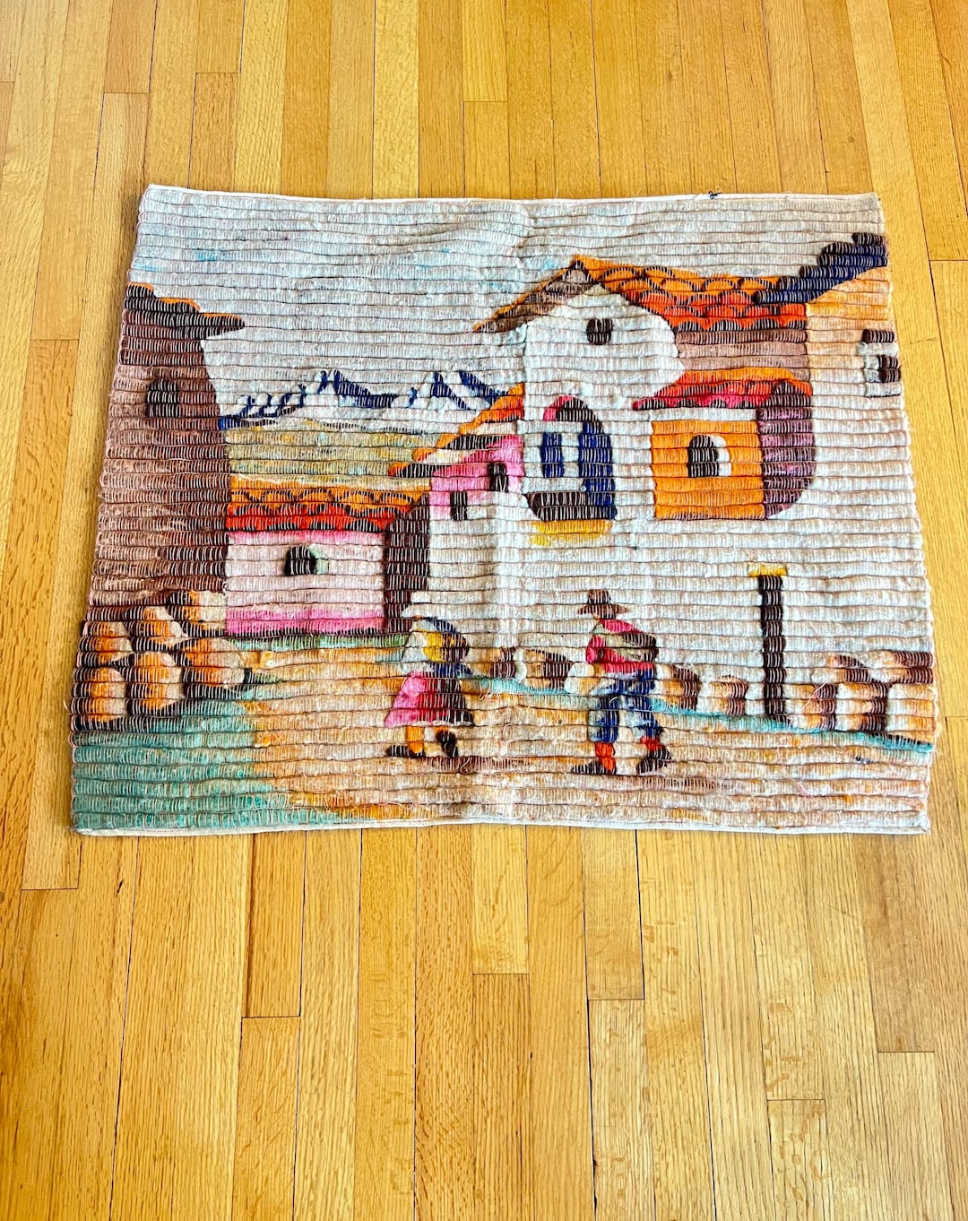 Peruvian Wool Wall Hanging Fiber Art / Wall Gallery / Boho Jute Decor ...