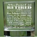 Personalized Retirement Glass, Retirement Gifts, Retirement Presents ...