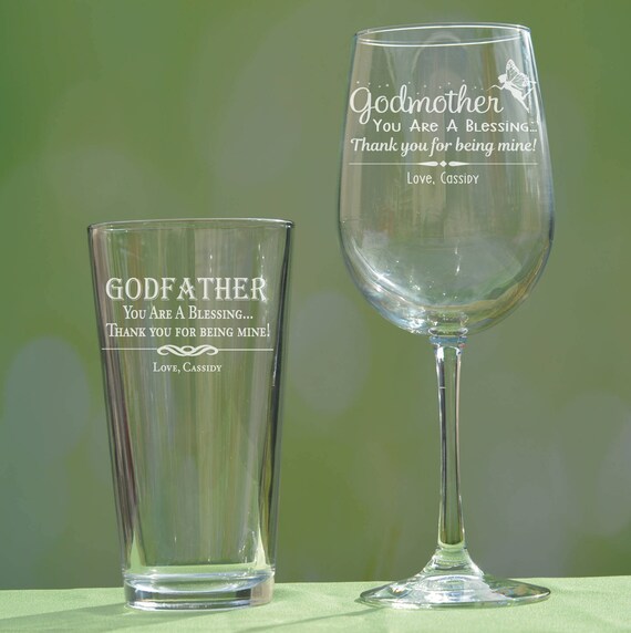 Custom Godparent Gift Personalized Godmother Gift Custom | Etsy