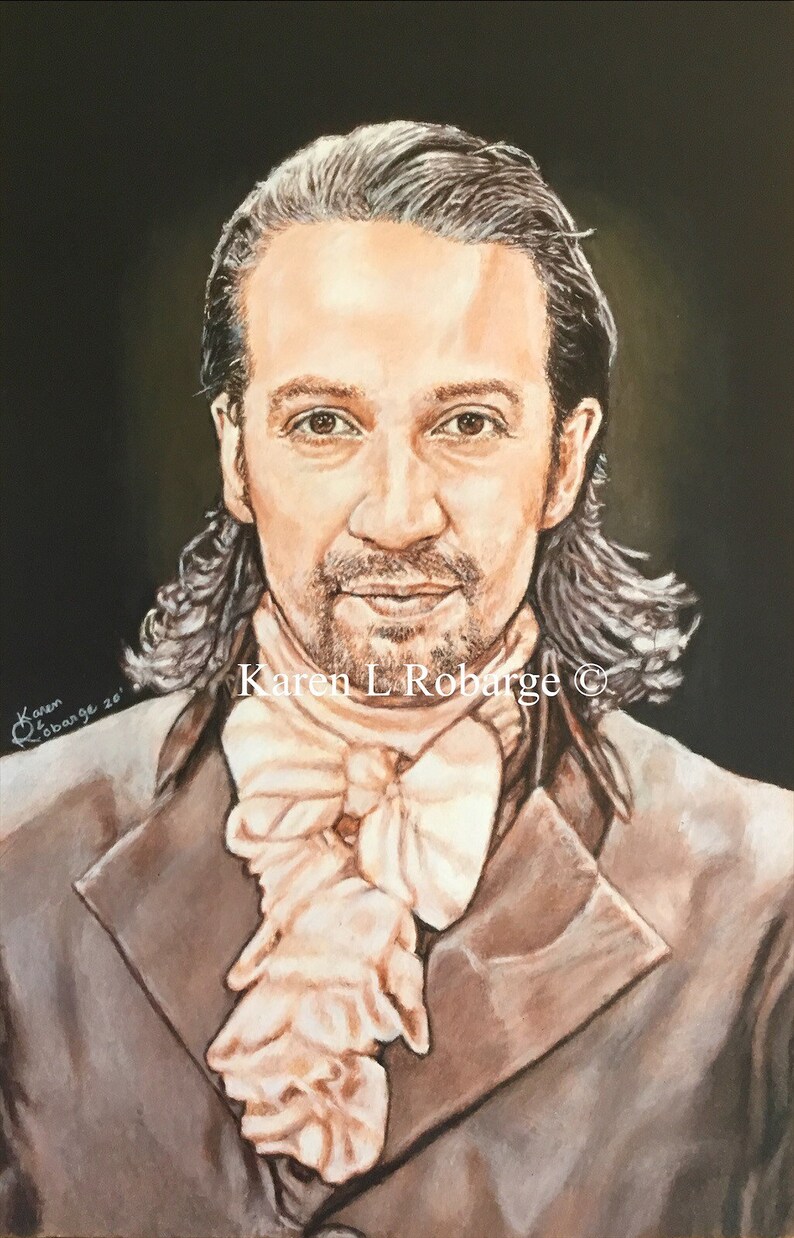 11 X 17 Limited Edition Art Print of Lin-manuel Miranda | Etsy