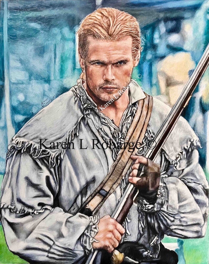 Limited Edition Art Print of Jamie Fraser - Etsy