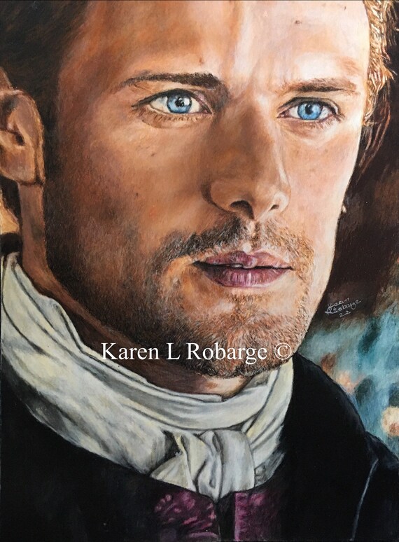 11 X 17 Limited Edition Art Print of Jamie Fraser | Etsy